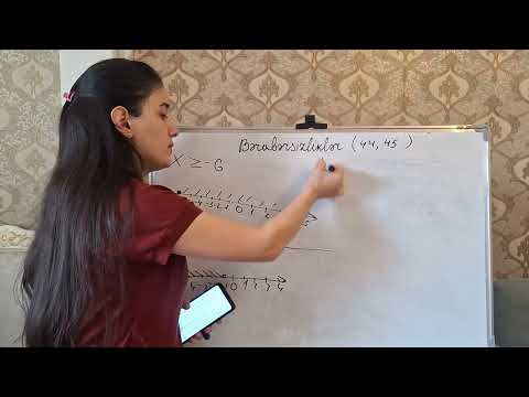6-cı sinif riyaziyyat 2-ci hissə. Səh 44, 45 . Bərabərsizlik