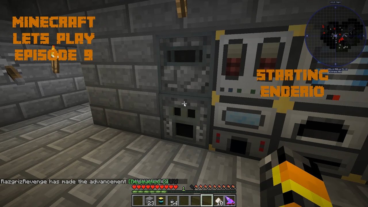 Minecraft 1 EP 9 The Power Of Enderio - YouTube