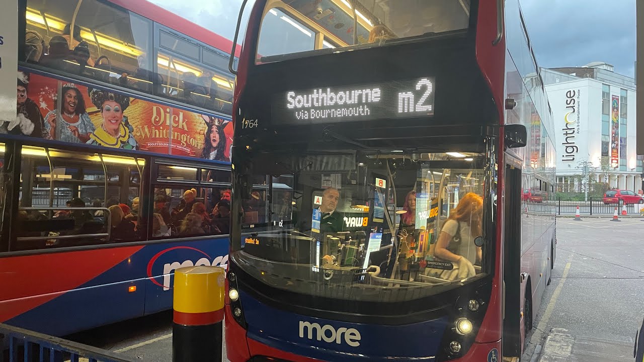 Morebus 2024 Alexander Dennis Enviro 400 MMC (HJ24 KAE) on the M2 to ...