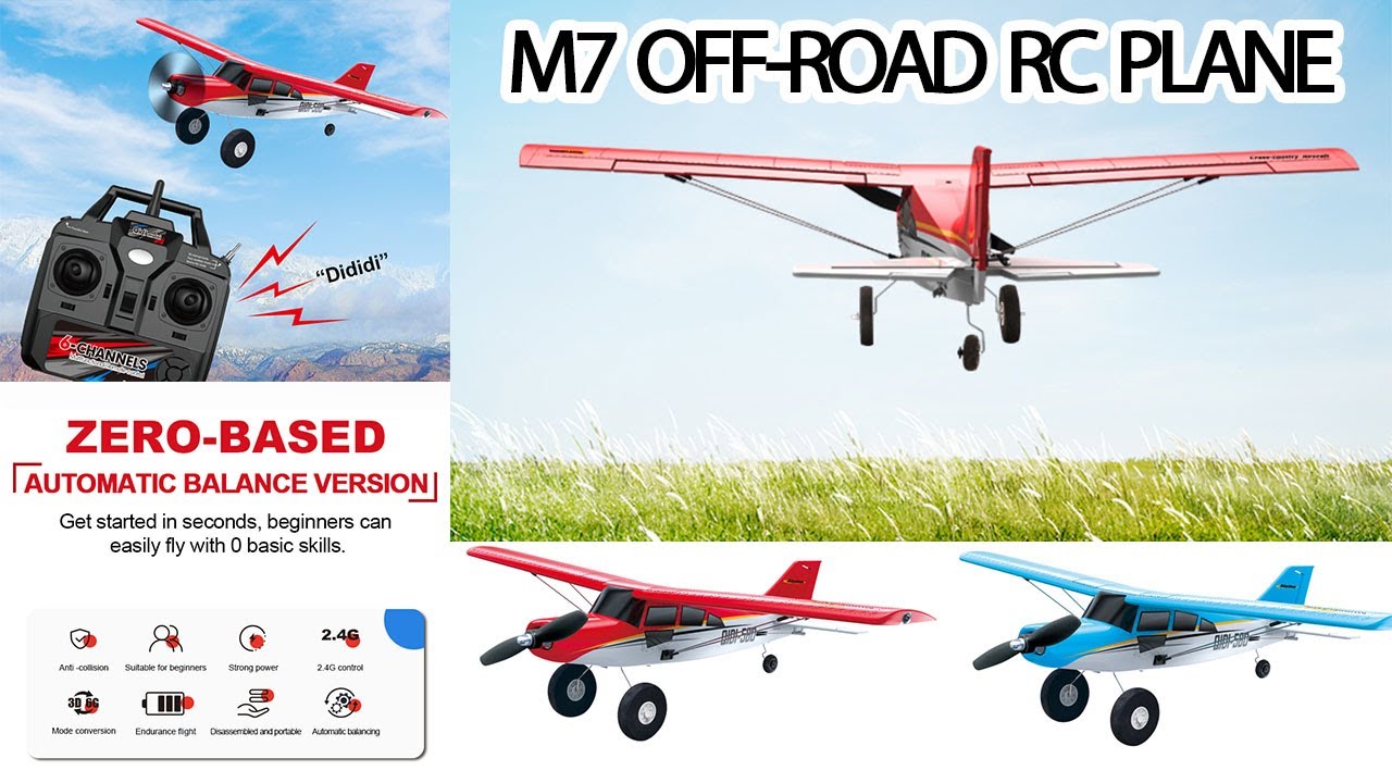 Qidi560 Moore M7 Off-road RC Plane | 4CH Brushless Remote Control Fixed ...