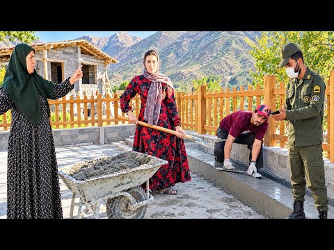 Behzad ve Fatemeh birlikte; eski bir evi yeniliyor ve yarım kalmış bir evi inşa ediyorlar.