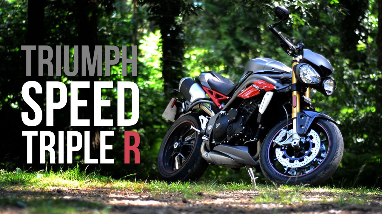 2016 TRIUMPH SPEED TRIPLE R - Ride & Review! - YouTube