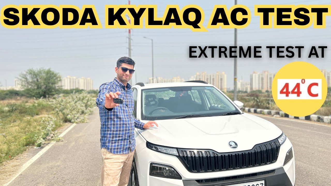 SKODA KYLAQ KA EXTREME AC TEST. अगर #skoda #automobile #kylaq # ...