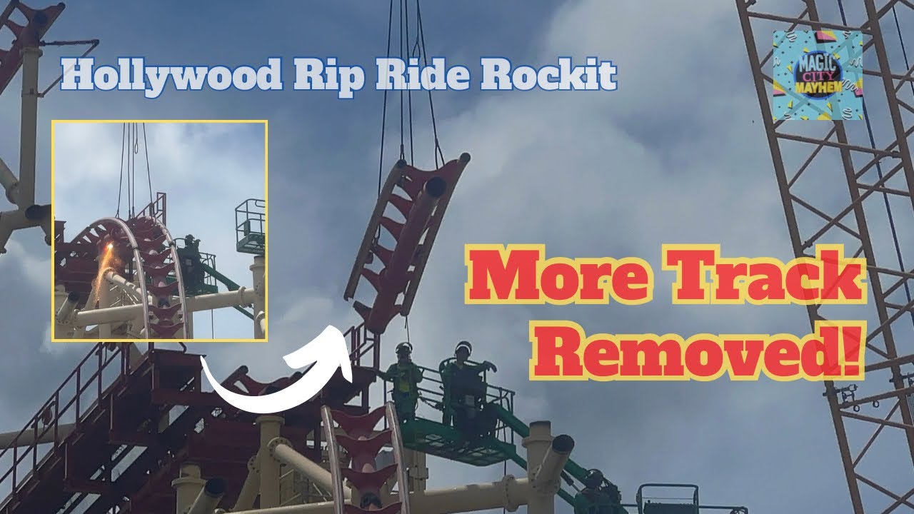 Rip Ride Rockit Demolition First Week of September 2025 - Lots of Track ...