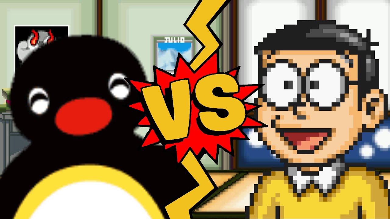 M.U.G.E.N Battles | Pingu vs Nobita Nobi | Pingu vs Doraemon - YouTube