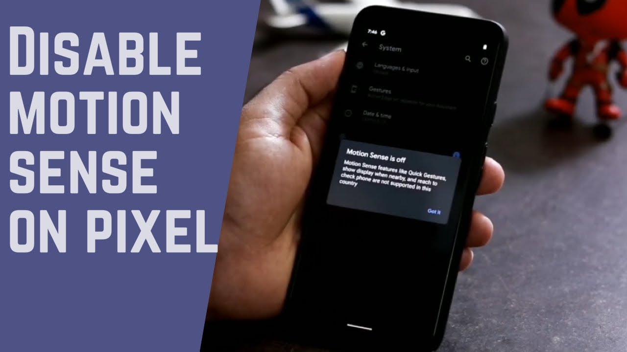 How To Disable Motion Sense in Pixel Devices - YouTube