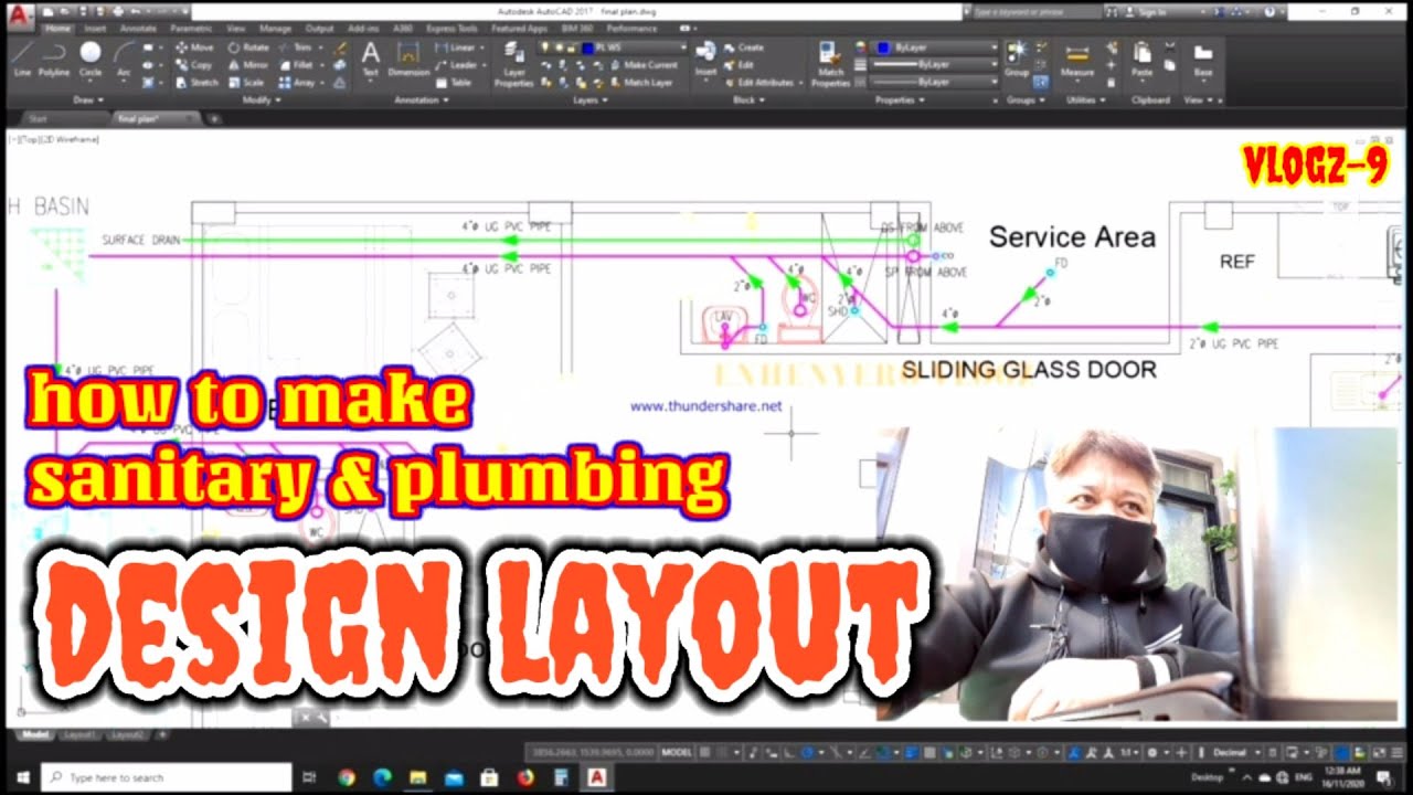 HOW TO MAKE A SANITARY & PLUMBING DESIGN LAYOUT | SANITARY & PLUMBING ...