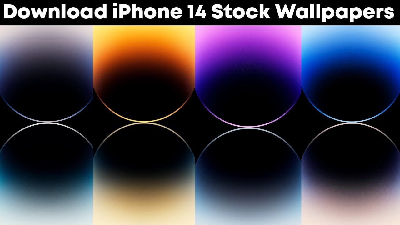 Download iPhone 14 Stock Wallpapers - YouTube