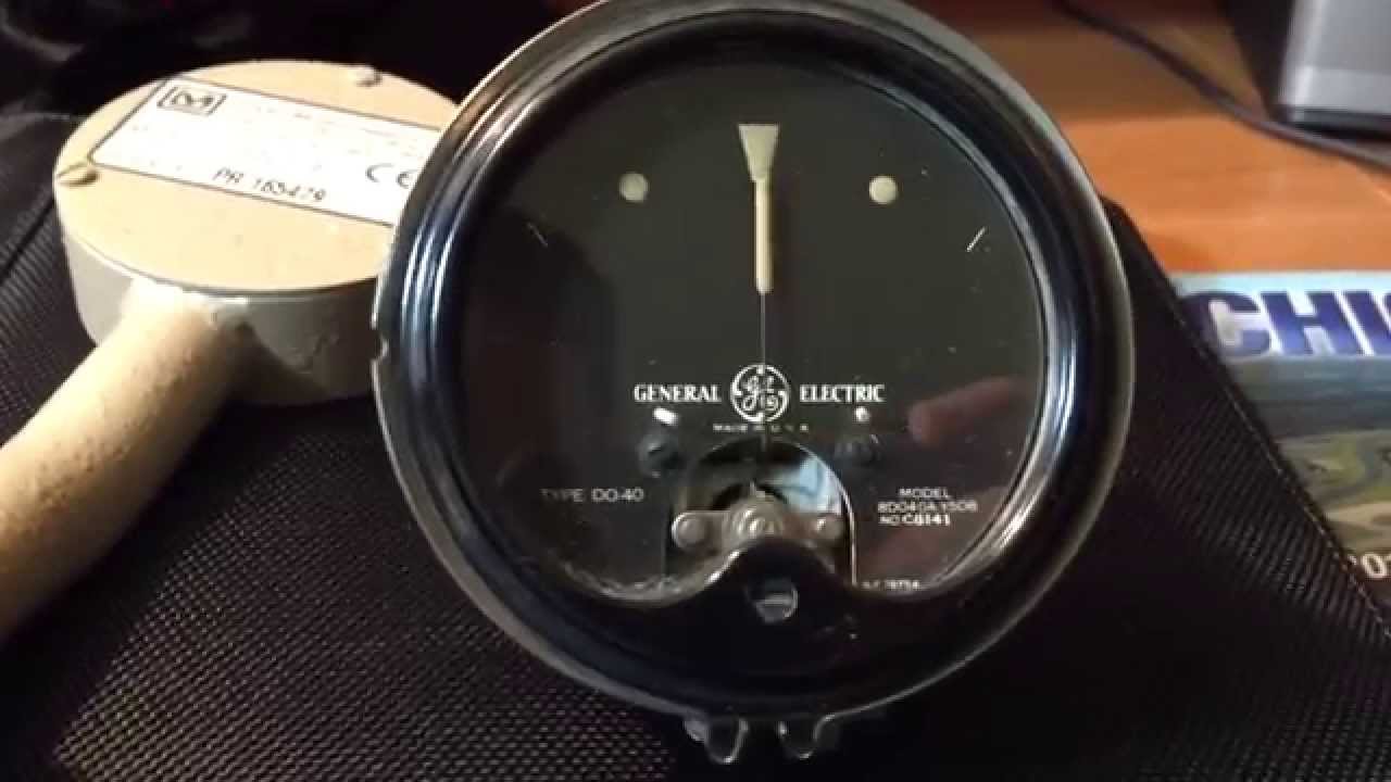 Radioactivity in Radium Painted Aircraft Gauge (Turn Indicator) - YouTube