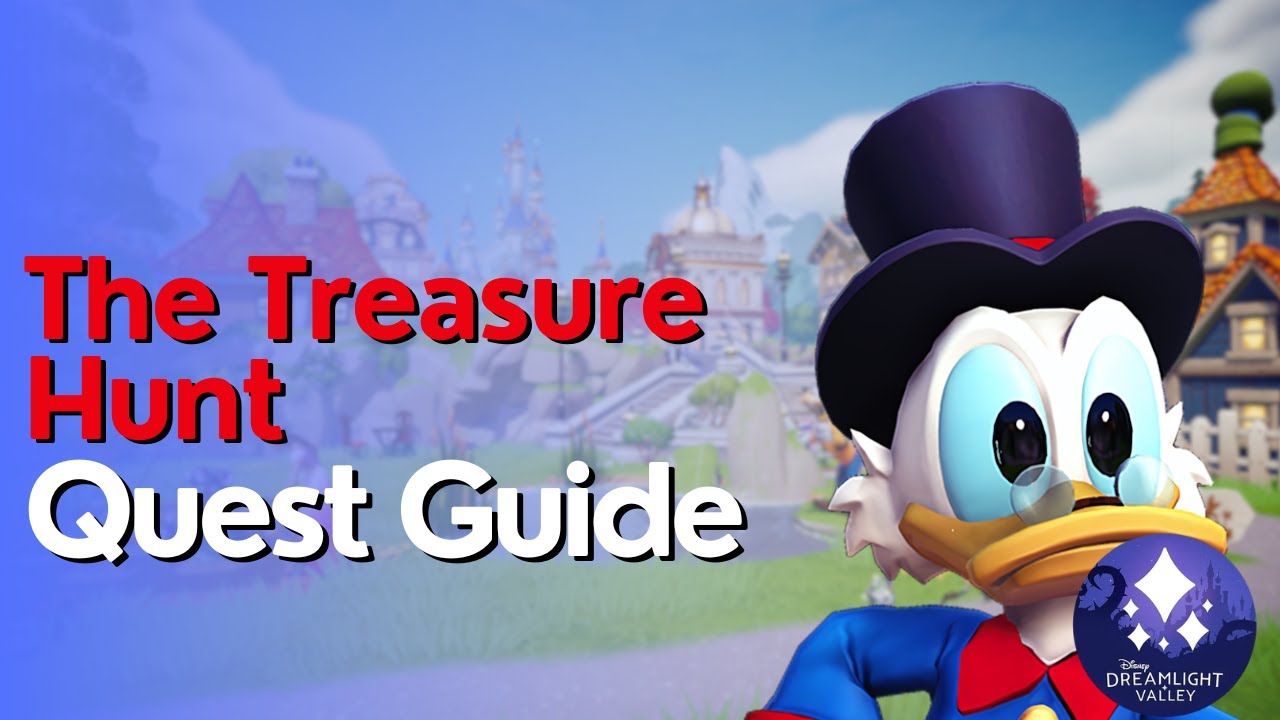 The Treasure Hunt Quest Guide in Disney Dreamlight Valley - YouTube