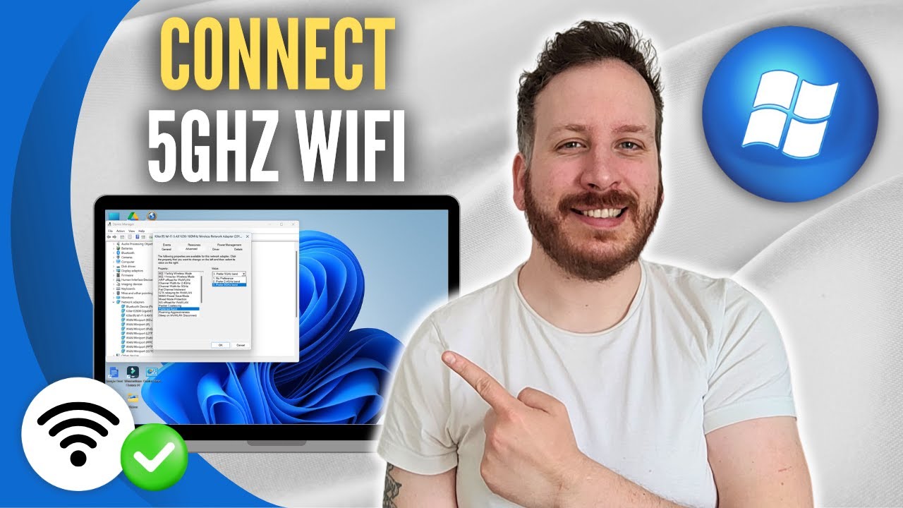 How To Connect 5GHz WiFi On PC - YouTube