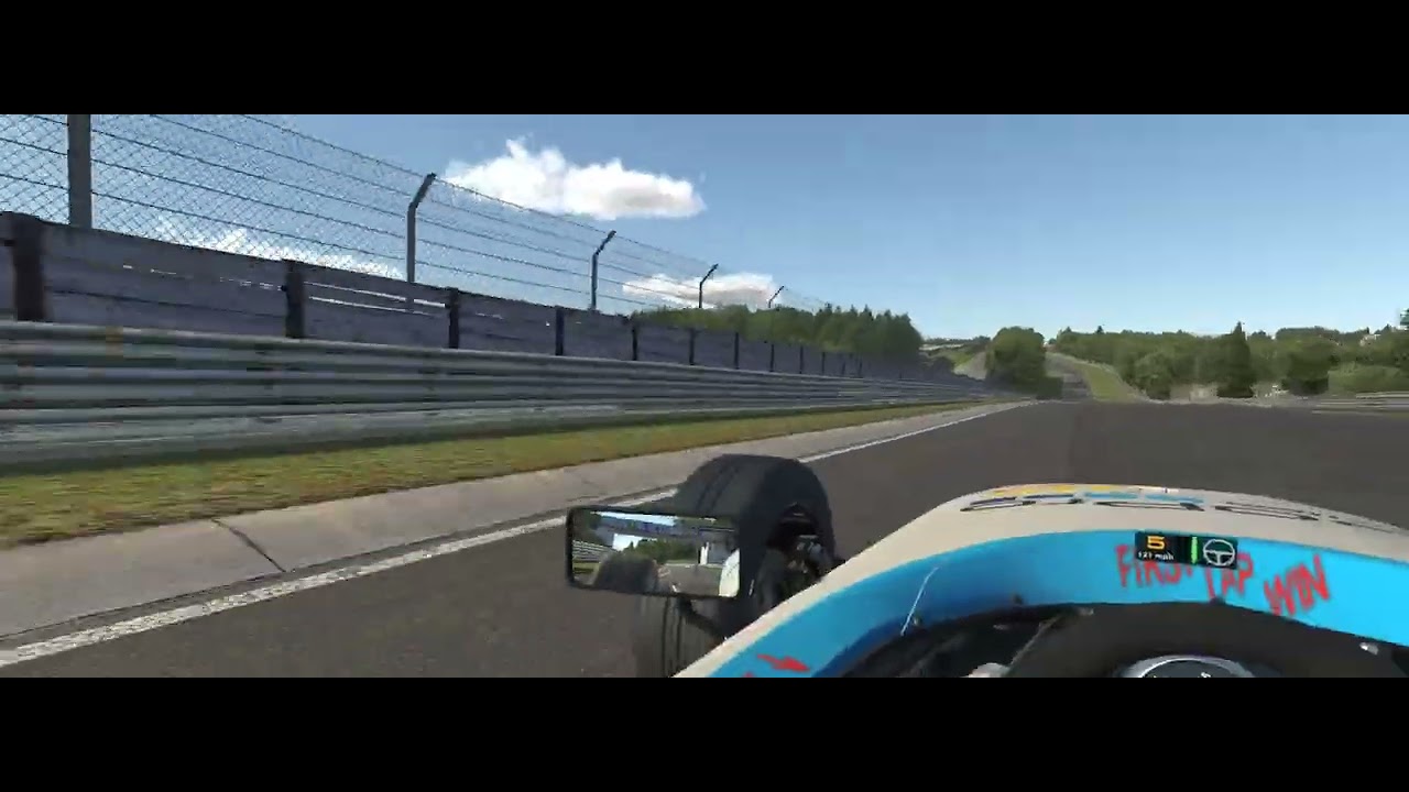 Skip barber open wheel in nurburgring! I love iRacing in VR with an RTX ...