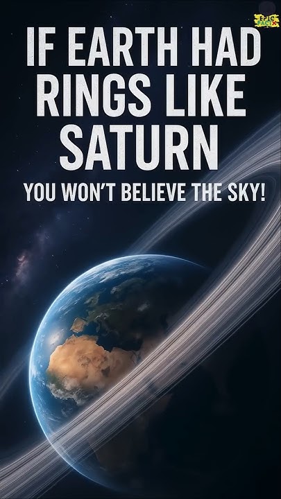 What If Earth Had Rings Like Saturn 🌍 Mind Blowing! #space #funfacts # ...