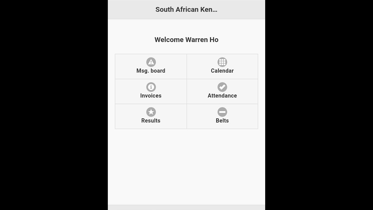 For SAKF Members using the "Dojo Login" app - YouTube