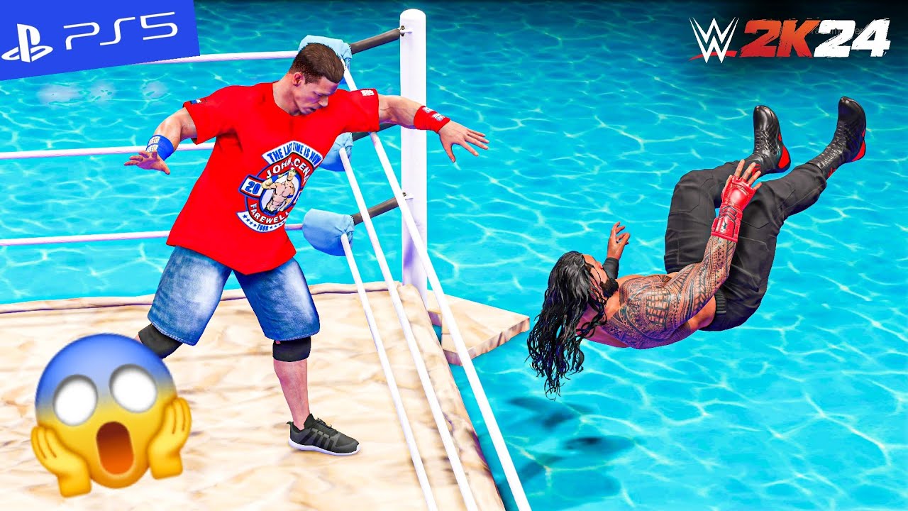 WWE 2K24 - Water Royal Rumble Match | PS5" [4K60] - YouTube