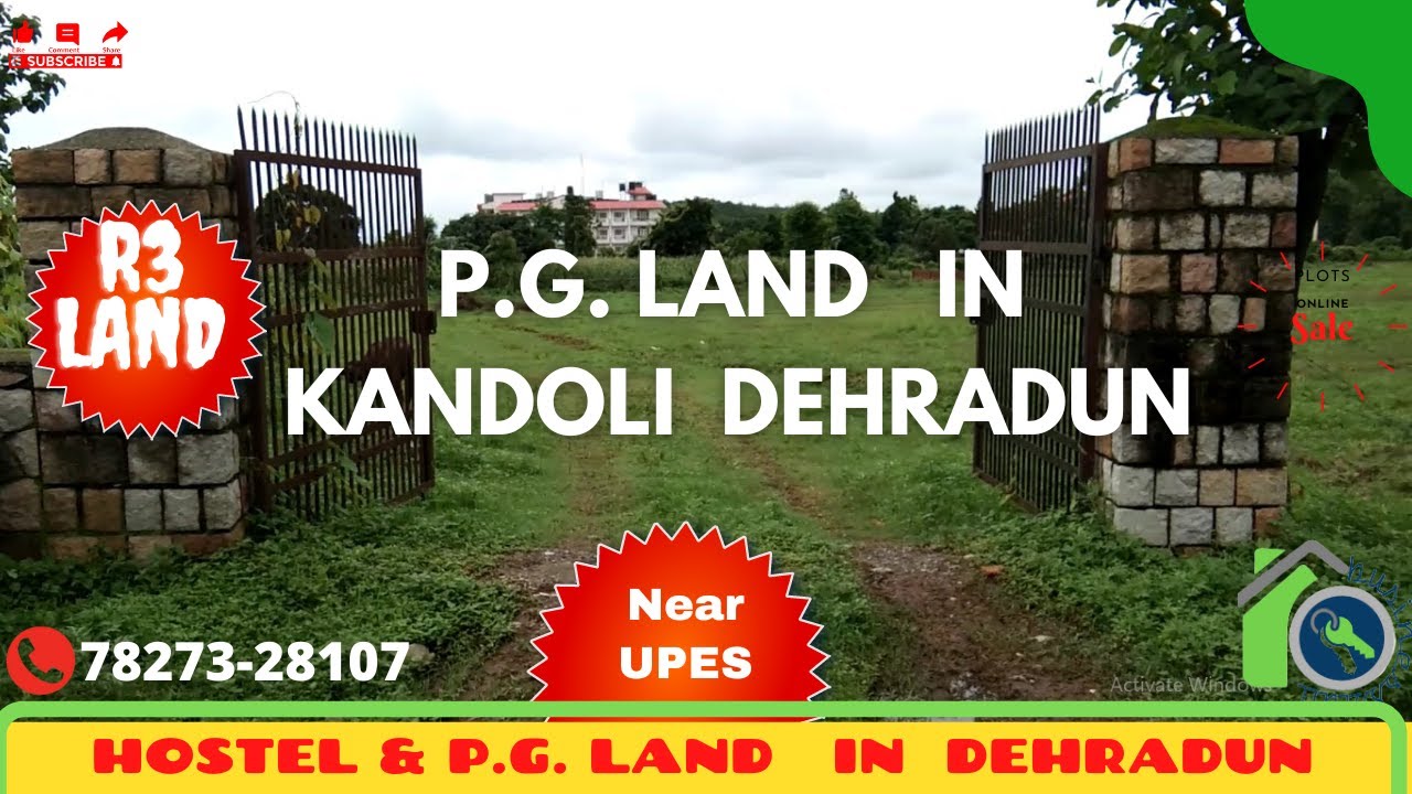 gated Society in Kandoli Near UPES ,Best land for PG and Hostels ,R3 ...
