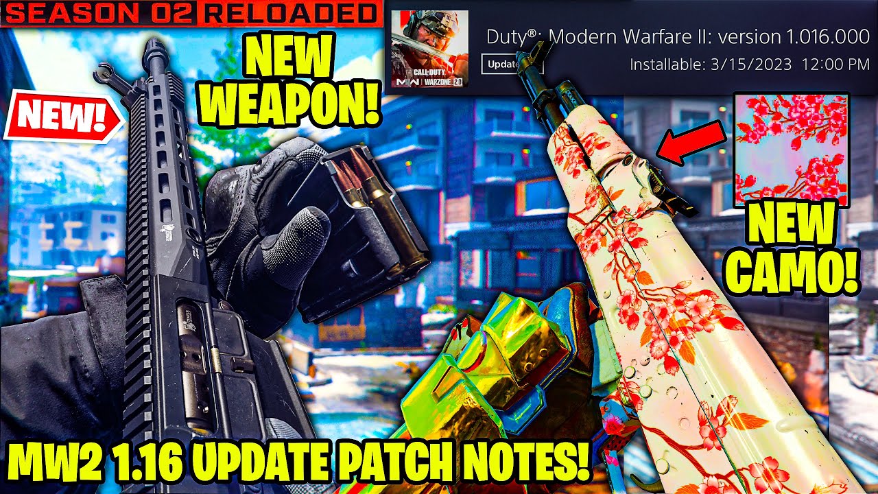 NEW MW2 UPDATE 1.16 😍 NEW TEMPUS TORRENT GAMEPLAY, NEW CAMOS, MP FREE ...