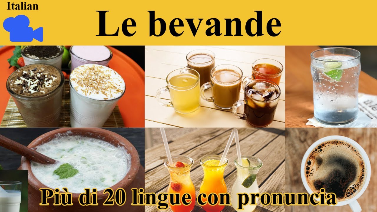 𝟒𝐊 𝐋𝐞 𝐛𝐞𝐯𝐚𝐧𝐝𝐞 𝐢𝐧 𝐈𝐭𝐚𝐥𝐢𝐚𝐧𝐨 / 𝐃𝐫𝐢𝐧𝐤𝐬 𝐍𝐚𝐦𝐞 𝐢𝐧 𝐈𝐭𝐚𝐥𝐢𝐚𝐧 / 𝐏𝐨𝐜𝐚𝐛𝐨𝐥𝐚𝐫𝐢𝐨 𝐞 ...