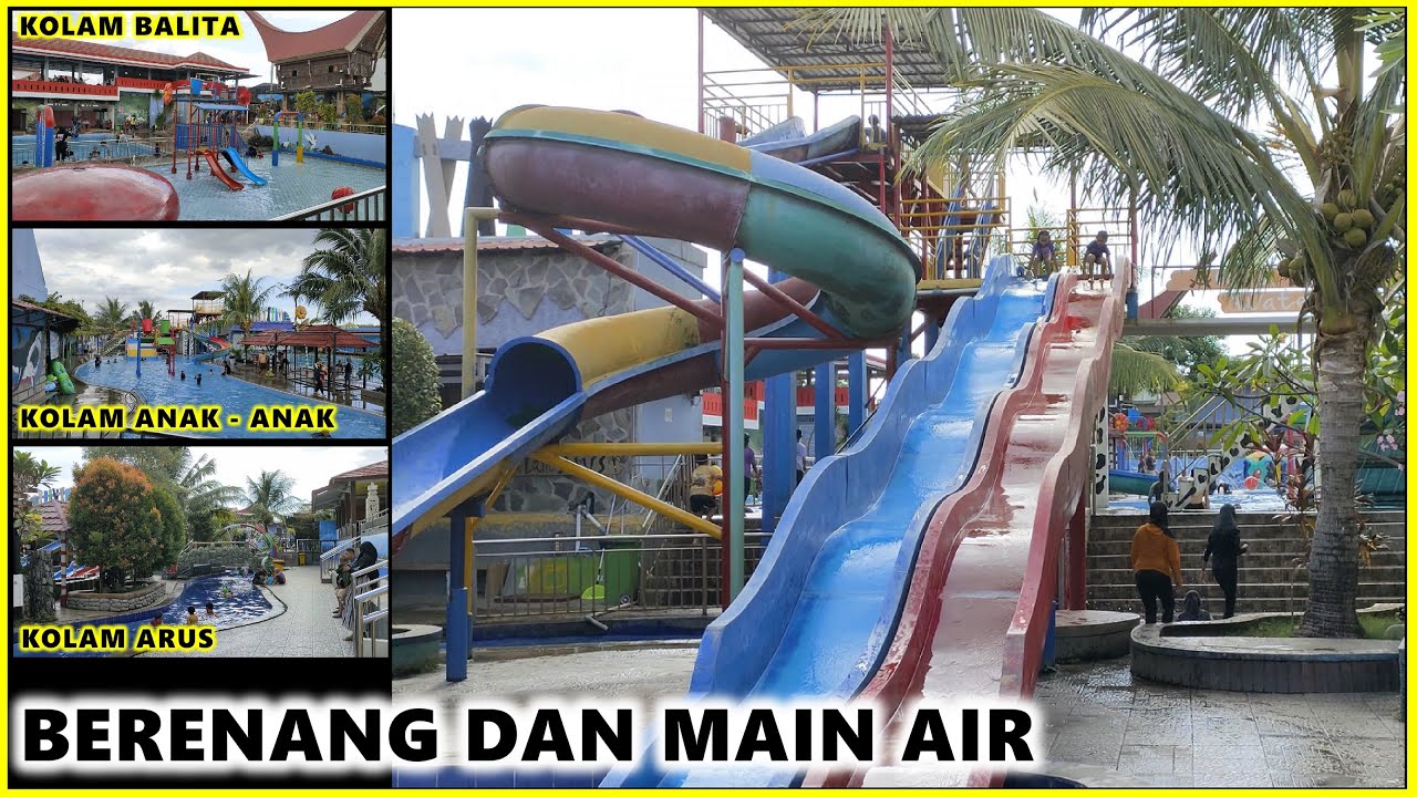 BERENANG DAN MAIN AIR DI AQUALAND SERANG BANTEN - YouTube