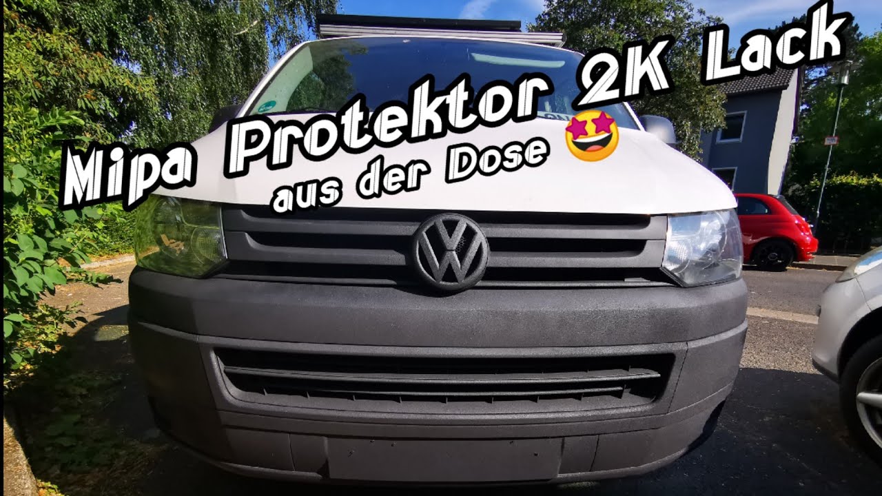 VW T5 / T6 Umbau zum DIY Camper - Stoßstange Lackieren mit Mipa ...