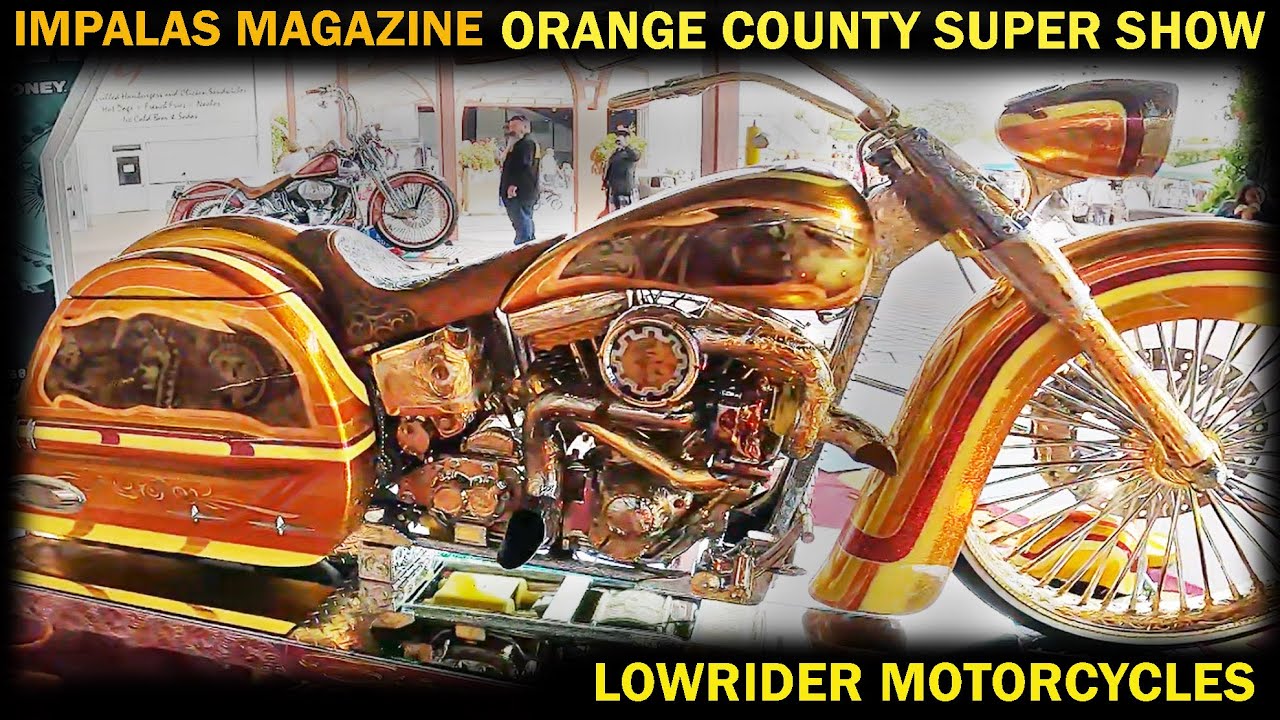 IMPALAS MAGAZINE ORANGE COUNTY SUPER SHOW LOWRIDER PAINT MOTORCYCLES ...
