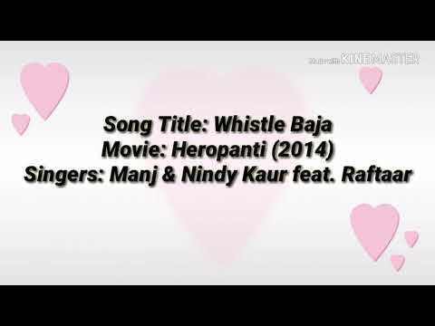 Whistle Baja lyrics from Heropanti