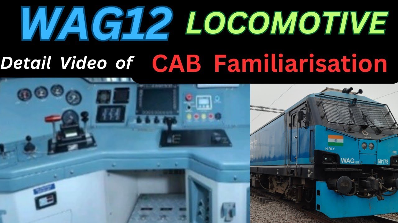 CAB View of WAG12 #locomotive #railway - YouTube