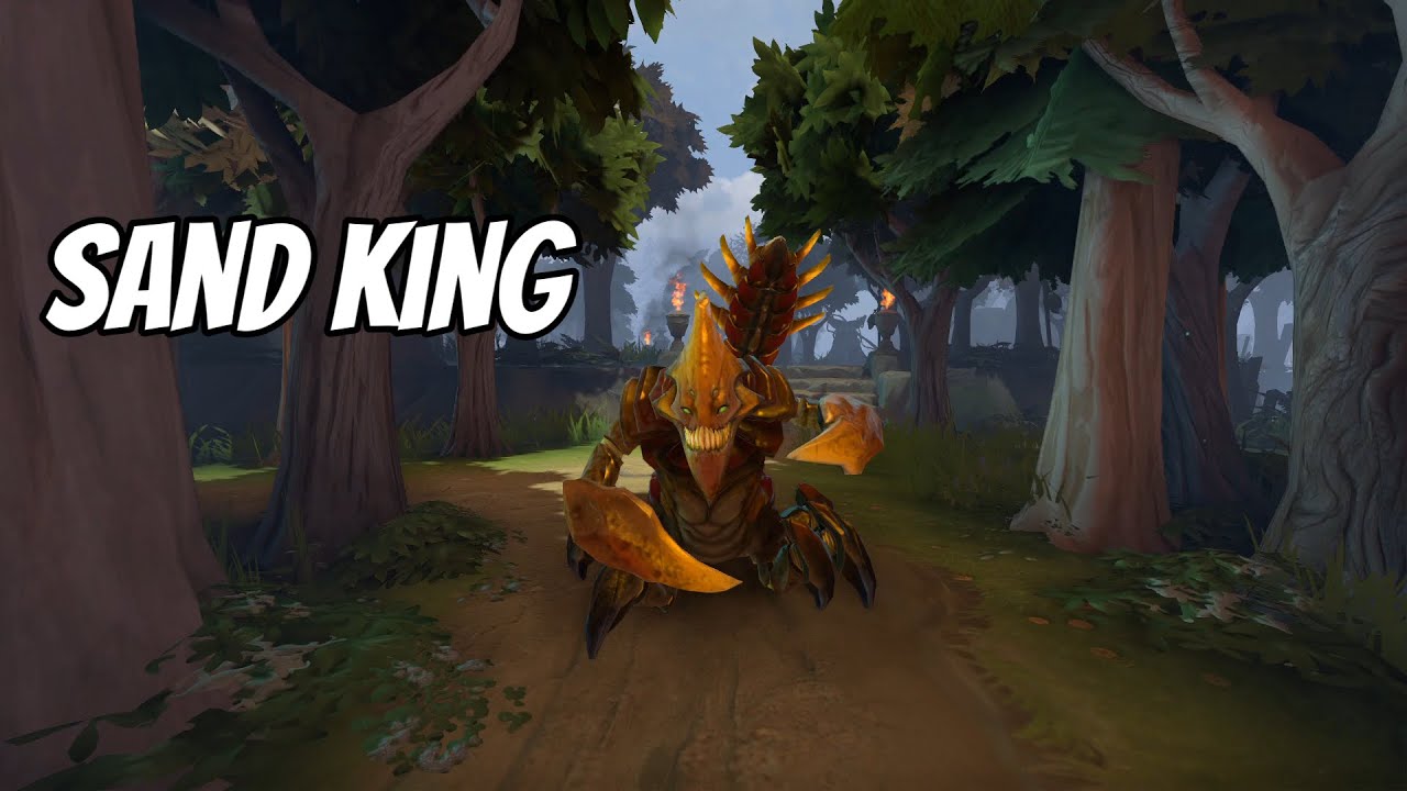 Belajar Hero Dota 2 Sand King - Basic Skill & Item - YouTube