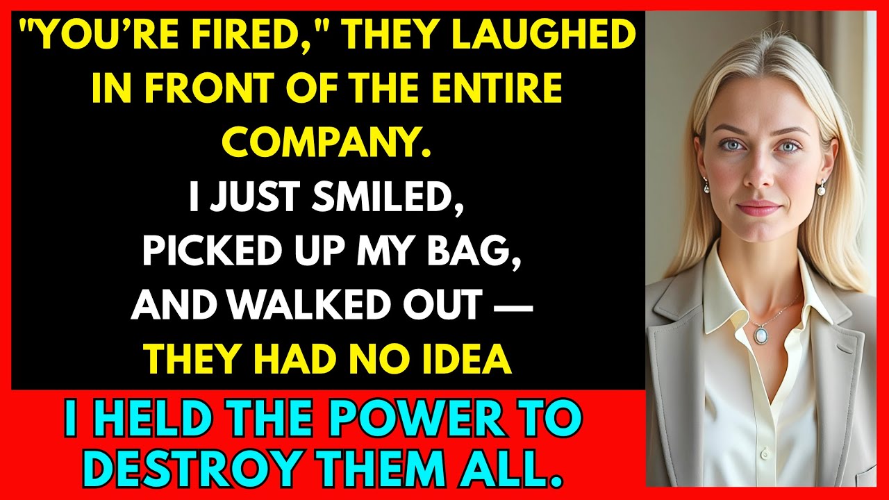 They Fired Me In Front Of Everyone — But I Walked Out With A Secret ...