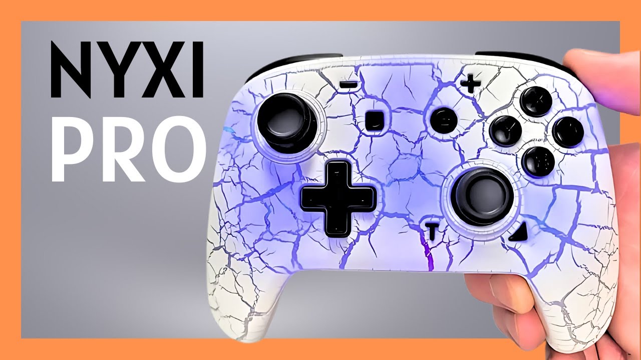 Nintendo Switch Wireless Gamepad Nyxi Ice Cracking Pro Games Controller ...