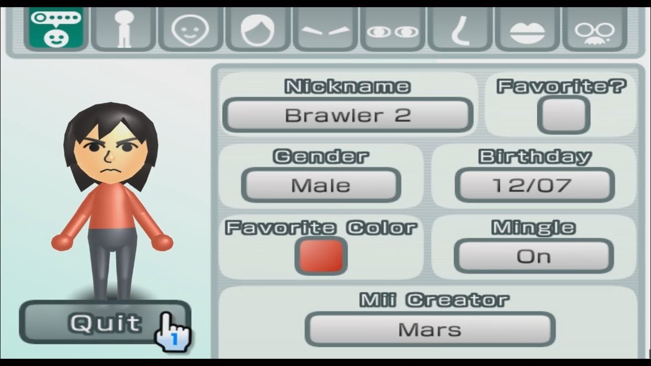 Mii Brawler (Ultimate Version) - Super Smash Bros. - Mii 1420 - YouTube