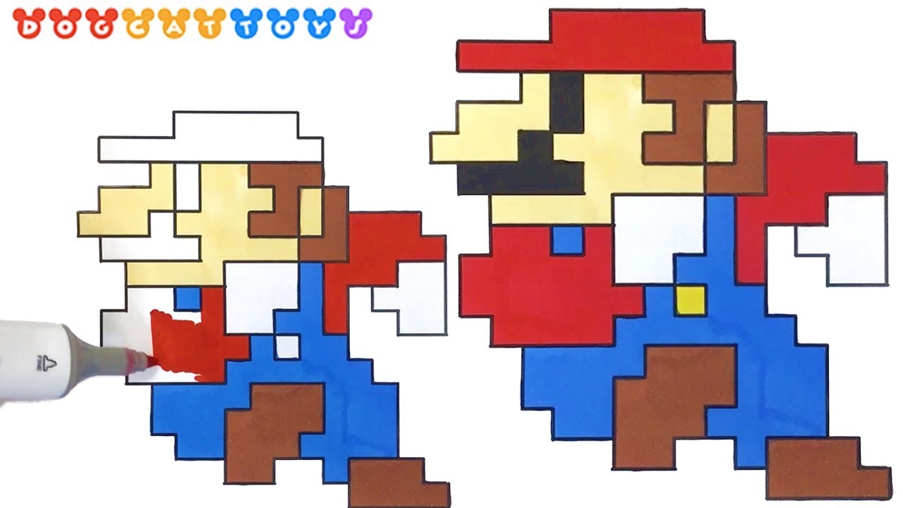 Speed Drawing Super Mario Odyssey | Drawing Coloring Pages Videos for ...