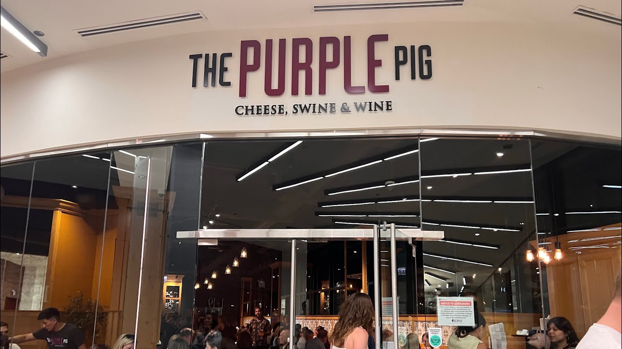 The Purple Pig in Chicago: Cheese, Swine and Wine - YouTube