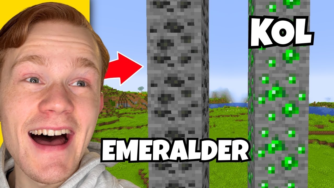 Jag Lurade Min Vän Med Att Byra EMERALDER Och KOL i Minecraft! - YouTube