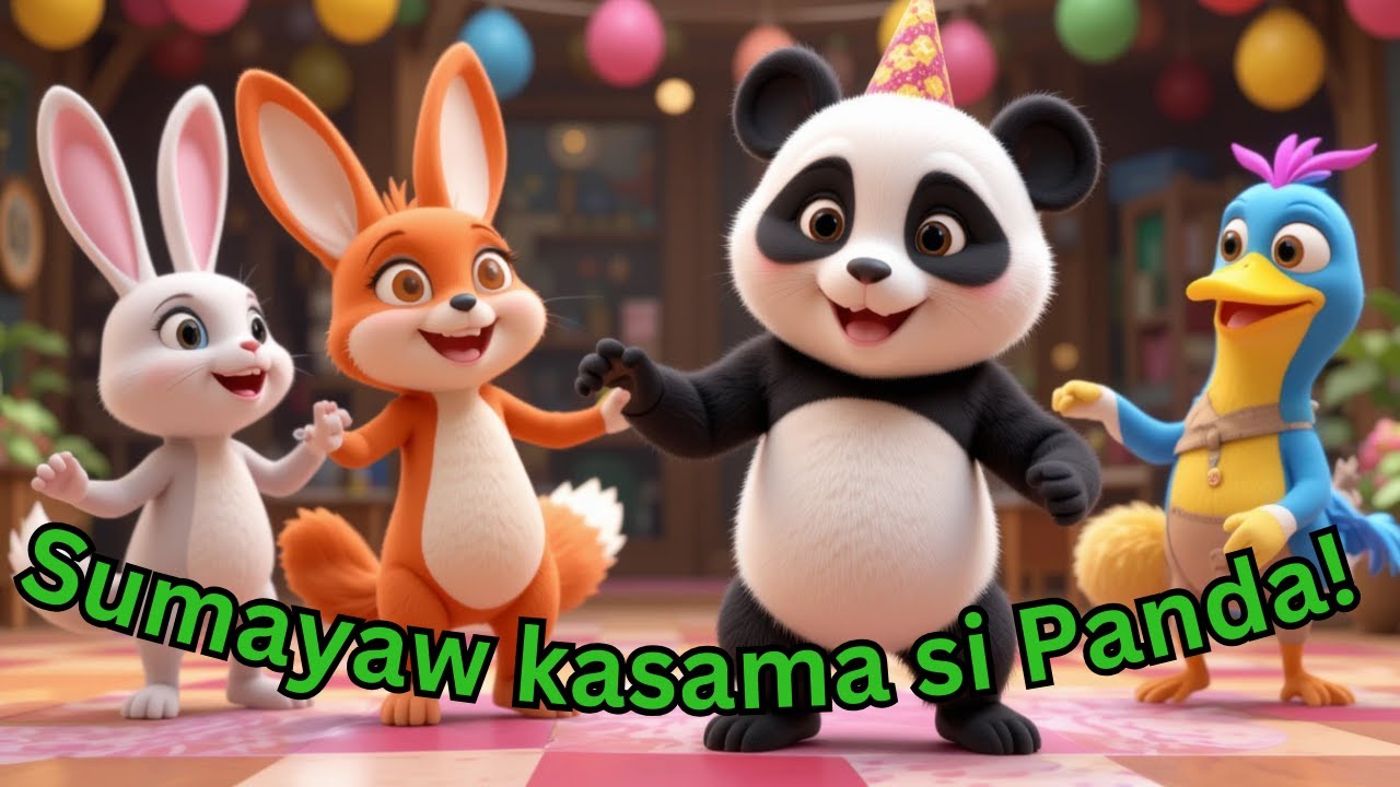 Sumayaw Kasama si Panda 🐼 Filipino Kids Song Midland Jingle Filipino ...