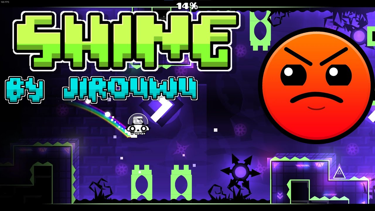 "Shine" by JiroUwU - Geometry Dash 2.2 - YouTube