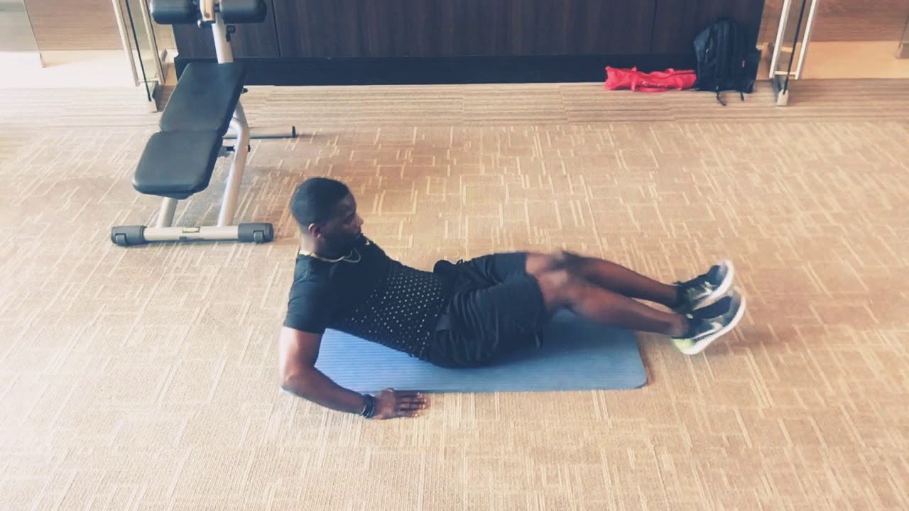 Knee tuck crunches - YouTube