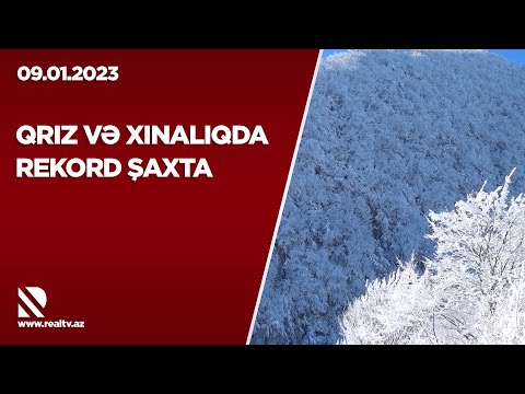 Qrız və Xınalıqda rekord şaxta