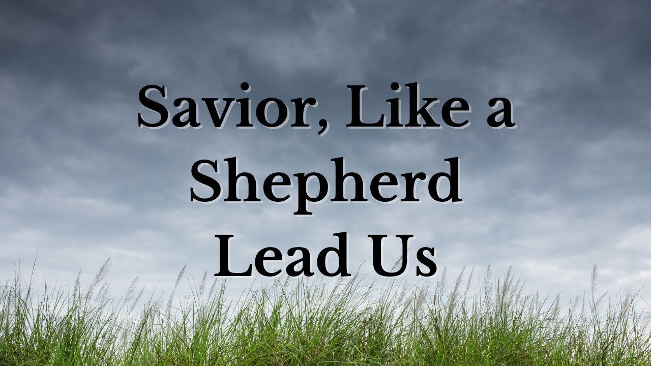Savior, Like a Shepherd Lead Us - YouTube