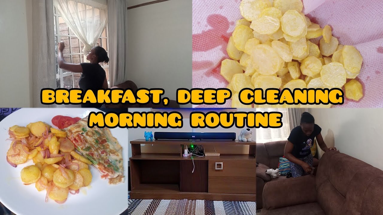 PRODUCTIVE MORNING ROUTINE OF A KENYAN MOM/ COOK AND CLEAN WITH ME ...