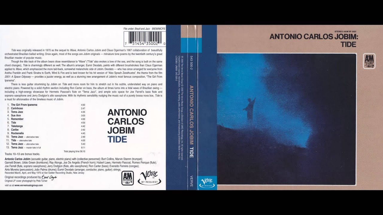 Antonio Carlos Jobim-Tide (1970) HD - YouTube