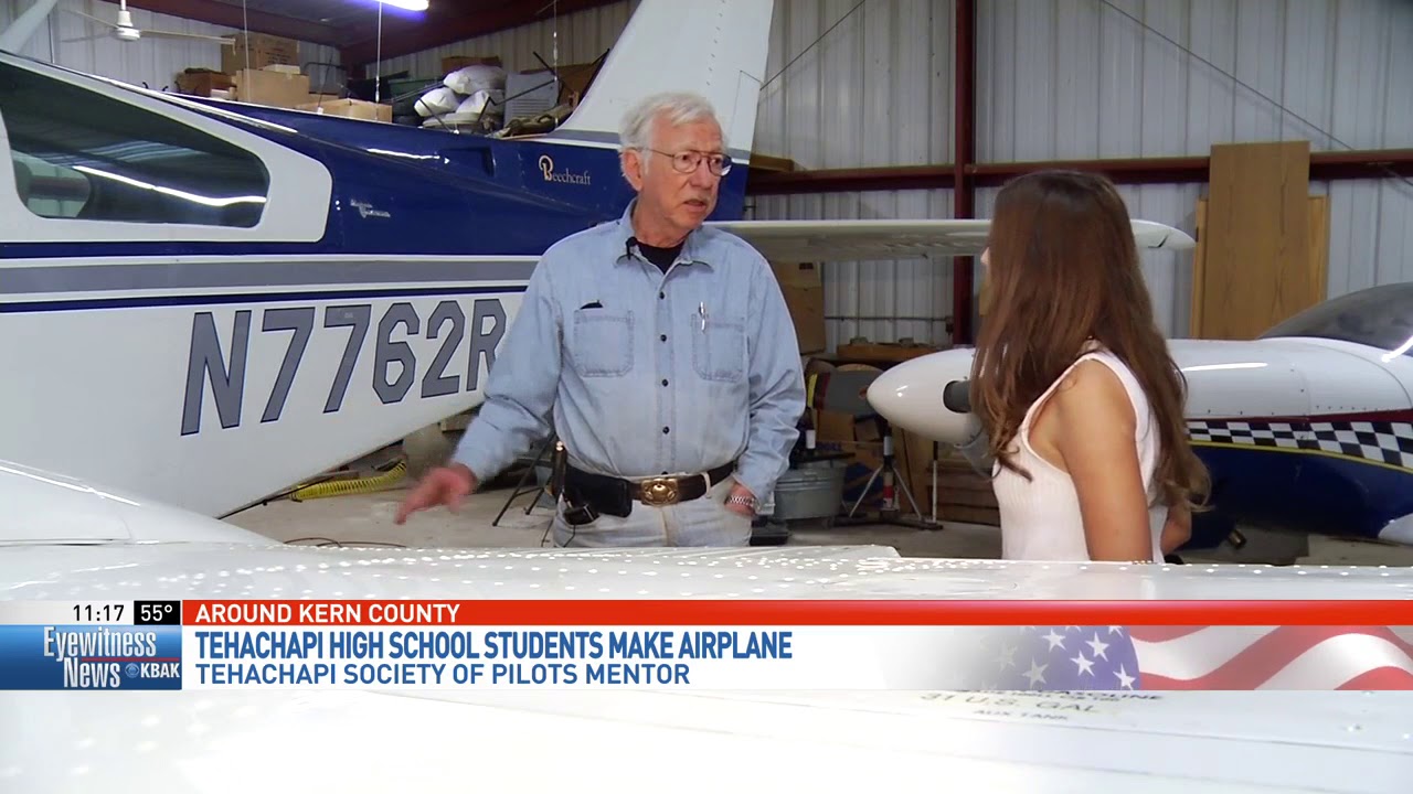 Tehachapi high school students build an airplane - YouTube