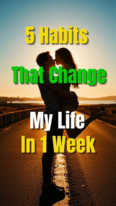 5 Habits That Change My Life In 1 Week #stoicism - YouTube