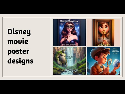 AI created Disney movie poster designs #ai #create #movie #poster - YouTube