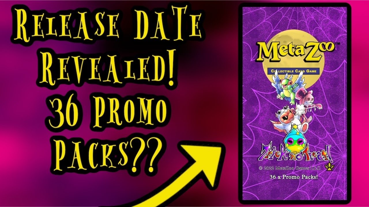 Metazoo Trick No Treat RELEASE DATE ANNOUNCED! 36 Promo Packs! - YouTube