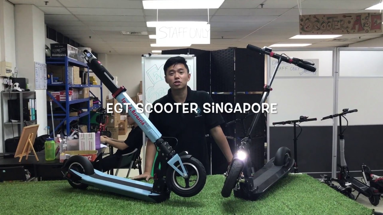 EGT Scooter Singapore Speed Assassin HERO review - YouTube