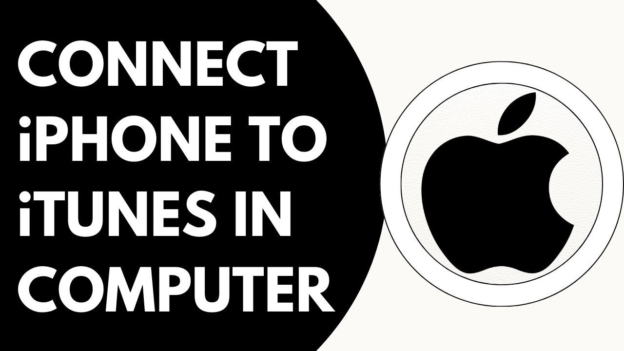 How To Connect iPhone To iTunes On Computer - YouTube