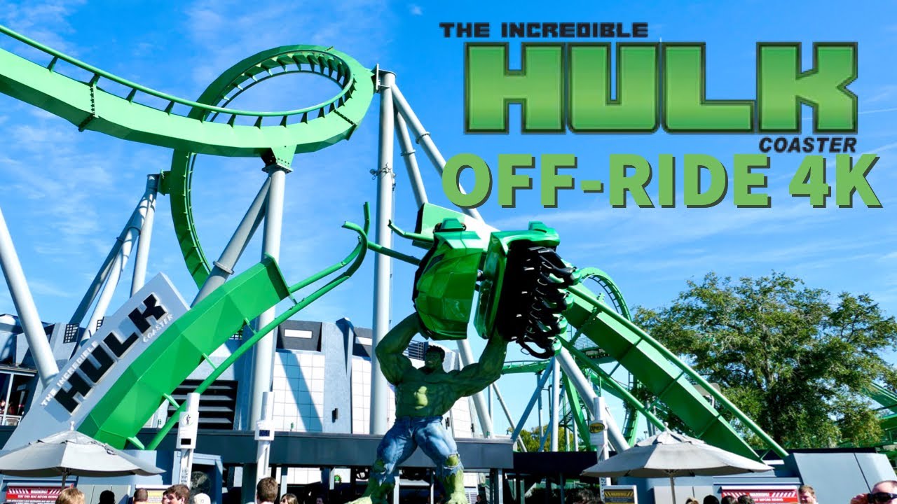 The Incredible Hulk Coaster Off-Ride 4K - Islands of Adventure - YouTube