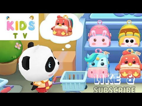 Baby supermarket shopping | pretend play | kids Cartoon | Animation for ...