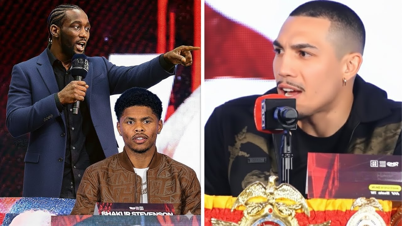 Crawford Steps In & Warns Teofimo Lopez Live on Stage - YouTube